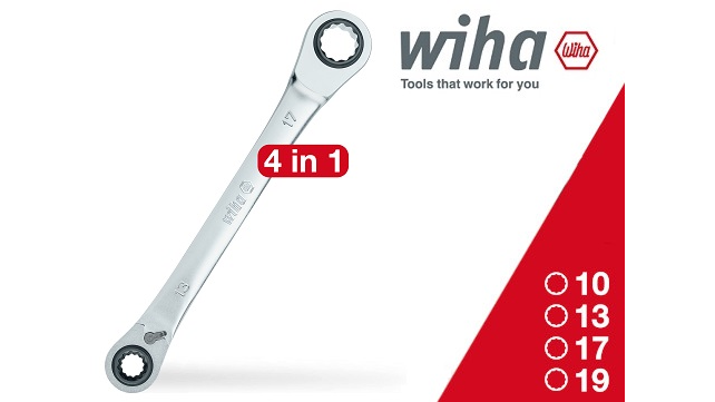 Dubbelring-ratelsleutel 4in1 - Bouwproducten