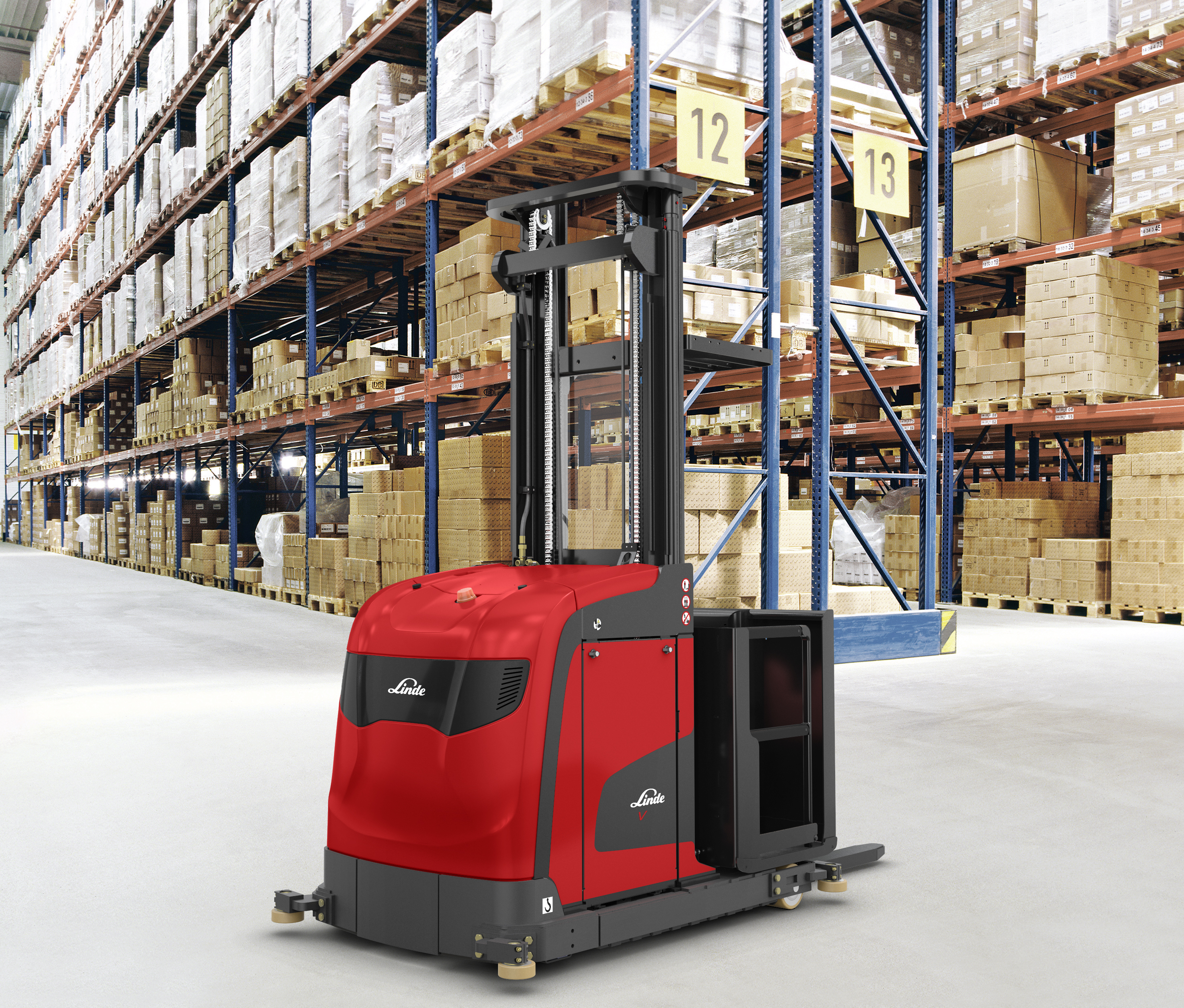 Linde V modulair B verticale orderpicker - Bouwproducten