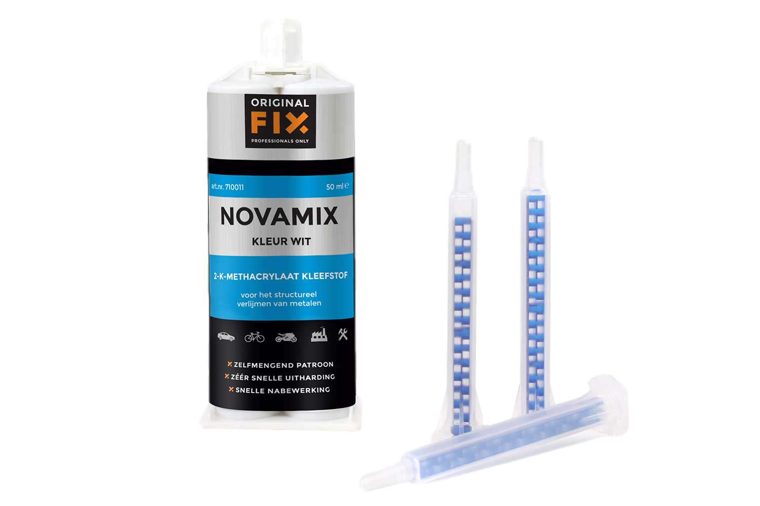 Original Fix Novamix 2K Snellijm Metaal - Bouwproducten